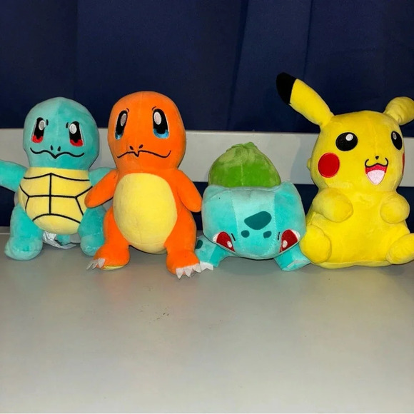 Pokemon | Toys | Pokemon Starter Plush Gen Pikachu Charmander Squirtle ...